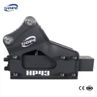 China SIDE TYPE ROCK EXCAVATOR HYDRAULIC BREAKER ALLOY STEEL   4.5-7 TON   SANY75 for sale