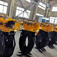 China Hydraulic Grapple Cat Doosan Hyundai Hitachi Volvo Sany Excavator Rotating Wood Rotator Forestry Grabber for sale