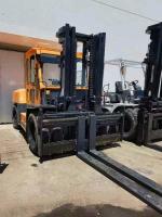 China 10 Ton TCM FD100 Used Forklift with Diesel Engine and Good Condition for sale