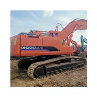 China Daewoo 220lc-7 300 420 Used Excavator Doosan 220 from South Korea with 4m3 Bucket for sale