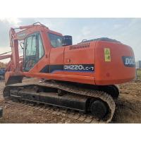 China Daewoo 220lc-7 300 420 Used Excavator Doosan 220 from South Korea with 4m3 Bucket for sale