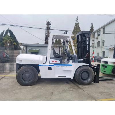 China Used FD100 10T TCM Forklift Original from Japan Excellent at with Routine Fork Length for sale