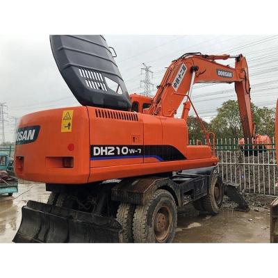 China 2020 Used Doosan DH210W-7 Excavators Wheel Excavators from Korea Original Doosan Engine for sale
