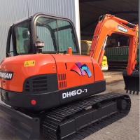 China South Korea Used Doosan DH60-7 60 60DX Small Mini Excavator with Original Hydraulic Pump for sale