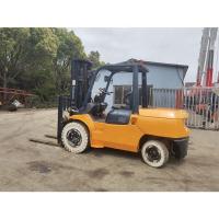 China 5000kg Toyota 7f50 Forklift Truck with 3 Mast and 6000mm Lifting Height in Shanghai for sale