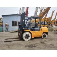 China 5000kg Toyota 7f50 Forklift Truck with 3 Mast and 6000mm Lifting Height in Shanghai for sale