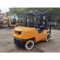 China 5000kg Toyota 7f50 Forklift Truck with 3 Mast and 6000mm Lifting Height in Shanghai for sale