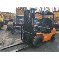 China Japanese Forklifts Used Toyota 7f30 Diesel Forklift 3Ton Telehandler Routine Fork Width for sale