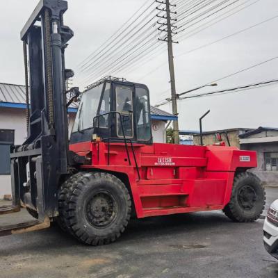 China Pre-Owned Mitsubishi FD250 25 Ton Diesel Forklift Overall Dimensions 3254*1086*2000 for sale