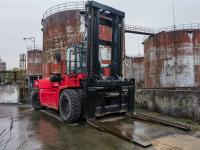 China Pre-Owned Mitsubishi FD250 25 Ton Diesel Forklift Overall Dimensions 3254*1086*2000 for sale