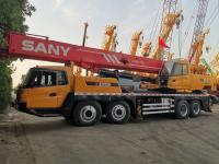 China Affordable SANY 75 Ton STC750 Used Hydraulic Mobile Truck Crane with Original Engine for sale