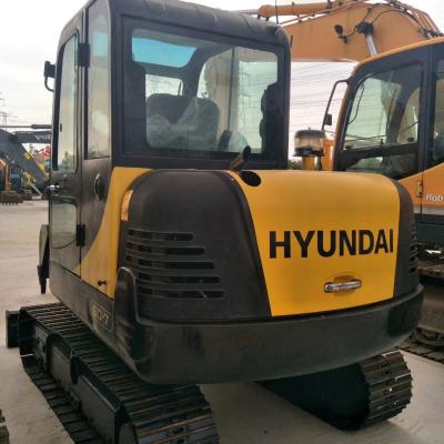 China Hyundai 60-7 Crawler Excavator Used Construction Machinery with Low Working Hours for sale
