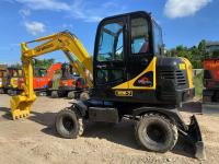China Original Hydraulic Pump Second Hand Hyundai 60 Wheel Excavator with 4m3 Bucket Capacity for sale