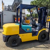 China 1200mm Fork Length Komatsu FD30-14 3TON Forklift for Restaurant Second Hand 2stage 3stage for sale
