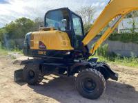 China Original Hydraulic Pump Second Hand Hyundai 60 Wheel Excavator with 4m3 Bucket Capacity for sale