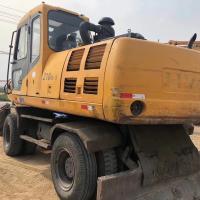 China Hyundai 210W Heavy Duty Wheeled Excavator in Excellent Condition with Original Engine for sale