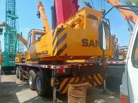 China Used SANY Truck Crane 55ton with Original Hydraulic Valve in Good Working Condition for sale