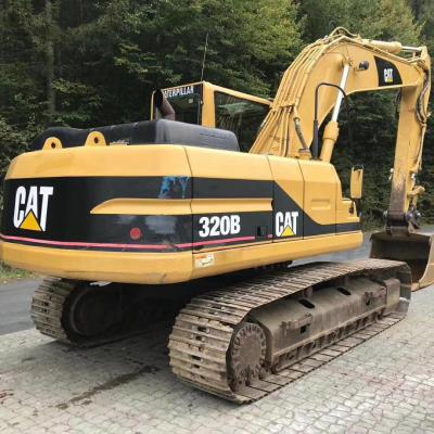 China Used Second Hand CAT 320 320B Crawler Caterpillar Excavator 1M³ Bucket Capacity Diagnostic Tools for sale