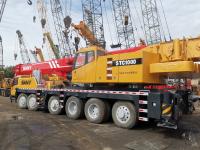China 100ton Sany STC1000 used mobile crane with Original hydraulic pump and 0-2000 working hours for sale