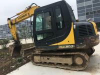 China Original Engine 8TON Operating Weight Mini Excavator HYUNDAI 80 Second Hand Machine for sale