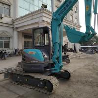 China Max. Lifting Height 44m 2021 Used Japan 5.5 Ton KOBELCO SK55 SK55SR-3 Mini Excavator for sale