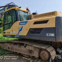 China Used Volvo EC250 Hydraulic Crawler Excavator with Low Working Hours in Shanghai for sale