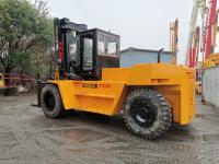 China Versatile Folklifter 20t 10000kg Forklift Truck with AC Heater and Routine Fork Width for sale