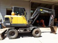 China Volvo EW60 2 Tons Mini Wheel Excavator with Other Bucket Capacity in Good Condition for sale