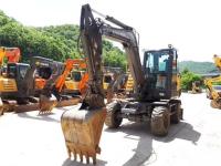 China Volvo EW60 2 Tons Mini Wheel Excavator with Other Bucket Capacity in Good Condition for sale