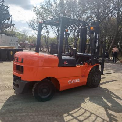 China Longhua Heli CPCD40 3ton/4 ton/5 ton Diesel Forklift CPCD30/CPCD40/CPCD50 2/3 stage mast for sale