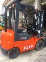 China 1800 kg Used HELI CPCD18 1.8ton Diesel Forklift with Side Shift Excellent Condition for sale
