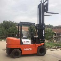 China 3.5T HELI K35 Container Forklift Diesel Engine Power Source and Routine Fork Width for sale
