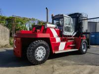 China 25 Ton Used Kalmar Forklift with Side Shift and 3 Mast Fork Lift Diesel Engine for sale