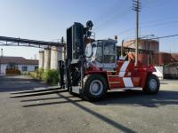 China 25 Ton Used Kalmar Forklift with Side Shift and 3 Mast Fork Lift Diesel Engine for sale