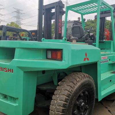 China 15 Ton Mitsubishi FD150 Second-hand Diesel Engine Lift Truck for Building Material Shops for sale