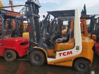 China 2500 kg Weight Used TCM Forklift FD25T6 2.5 tons Japan Original in Good Condition for sale