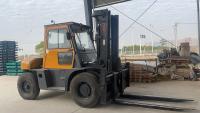 China Used TCM FD80 Diesel Forklift with CE 4.5m Lift Height 6m/s Speed Excellent Condition for sale