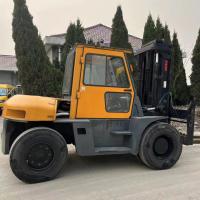 China 8ton TCM FD80 Forklift in Shanghai with Routine Dimensions and Fork Width for sale
