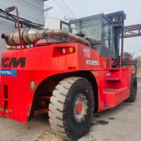 China 6m height clamp truck TCM FD250 25 tons diesel used forklift with sideshift in Shanghai for sale