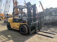 China Japan Made 7 Ton Komatsu FD70 Used Forklift with 1200mm Fork Length and Diesel Power for sale