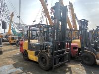 China Japan Komatsu 5T FD25 FD30T-16 Diesel Forklifts with Overall Dimensions 2.7*1.2*2.1m for sale