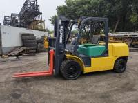 China Used Komatsu 5 Ton Diesel Forklift FD50 with Japanese Engine at in Shanghai Yard for sale