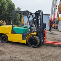 China Manual Power Source Komatsu FD50 Forklift with Original Japan Lifting Technology for sale