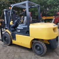 China Manual Power Source Japan Komatsu FD50 5 Ton Forklift with Side Shift 3-Stage 2-Stage for sale