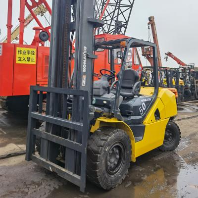 China Shanghai Instock Komatsu FD50-10 5ton Forklift with 2.5ton 3ton 3.5ton 5ton 7ton 15tons for sale