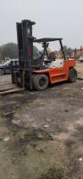 China Good Condition Used TCM FD70 Forklift Truck 7000 KG Weight Diesel Engine Power Source for sale