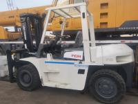 China Routine Fork Length Used TCM Toyota Material Handling Equipment 7 Ton Diesel Forklift for sale