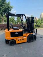 China Fork Length 1200mm HANGCHA H20 2Ton Electric Forklift Machine for Food Beverage Shops for sale