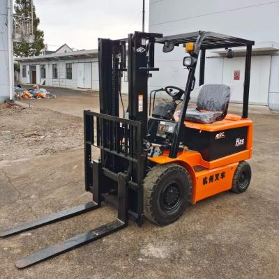 China Shanghai Directly Sells 2.5 tons H25 Mini Electric Forklift Truck with 1200mm Fork Width for sale