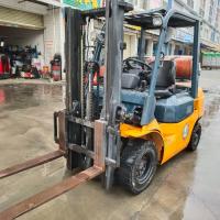 China Gasoline Engine Power Source Japan 2.5Ton 3 Ton Used Toyota Forklift Diesel FD30 FD50 Electric Forklift for sale